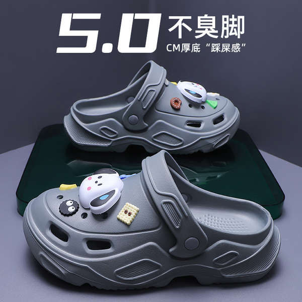 crocs men crocs Kasut Gua EVA Lelaki Tapak Tebal Anti-Slip dan Anti-Bau ...