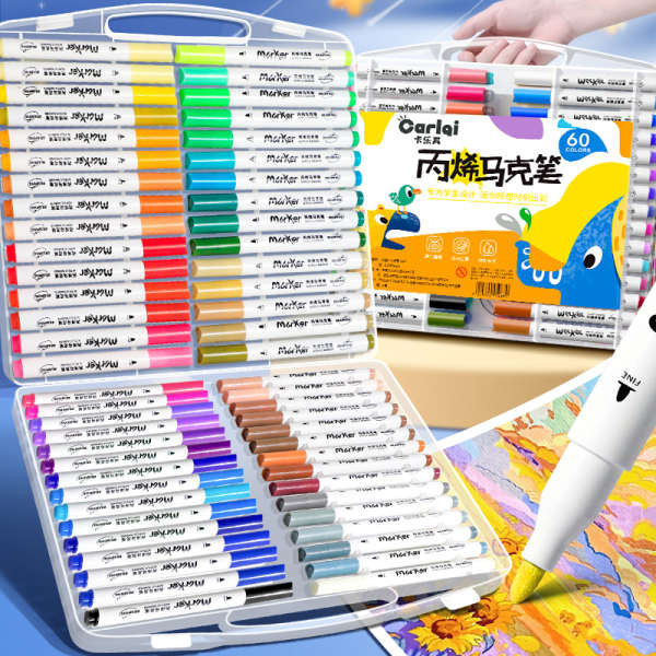 pencil warna colour pencil Penanda akrilik, pen cat air kanak-kanak ...