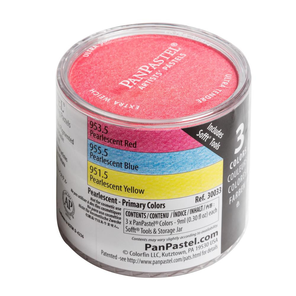 Pan Pastel Ultra Soft Artist Pastel Pearlescents Set - Primary (3 Color ...