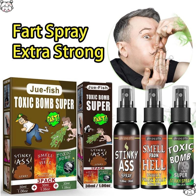Fart Spray Extra Strong 30ML Safe and Portable Hilarious Stinky Joke ...