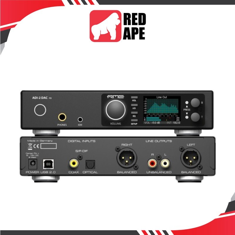 RME ADI-2 DAC, Desktop DAC and Amplifier: ESS FS Ultra-Fidelity PCMDSD ...
