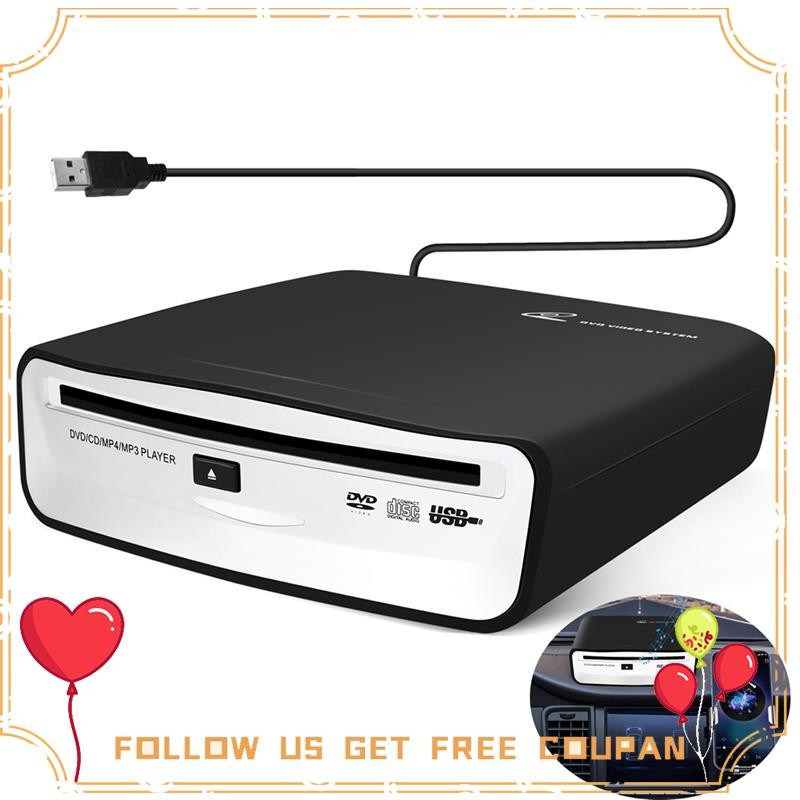 Universal Portable Car External CD Player, Plugs Into Car USB Port ...