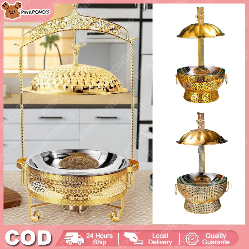 Stainless Steel Hanging Hob European & Gold Iron Restaurant Hob Buffet ...