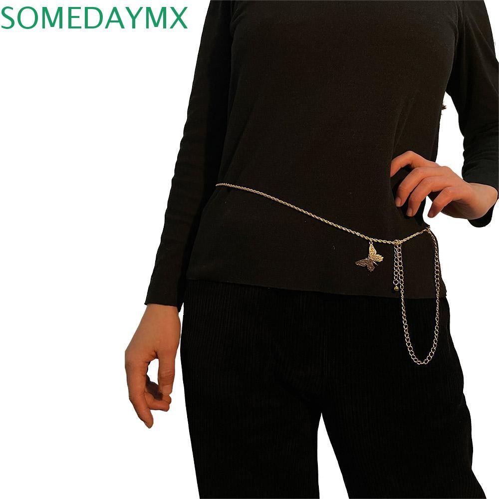 SOMEDAYMX Body Necklace Simple Butterfly Punk Hip Hop Female Bikini ...