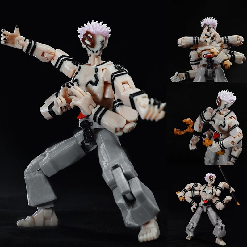 3D Printed Jujutsu Kaisen Figures Ryomen Heian Sukuna King Of Curses ...