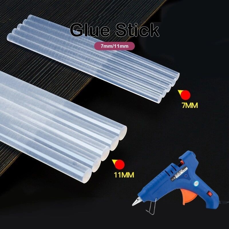 Glue Stick 7mm/11mm Hot Gun Rods Melt Adhesive DIY Gift Ribbons Gam ...