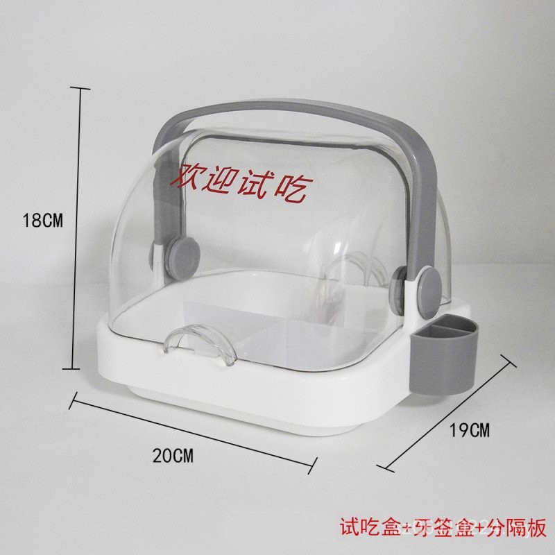 Display Plate Sample Box Lid Fruit Without Tray Transparent Snack Fresh ...