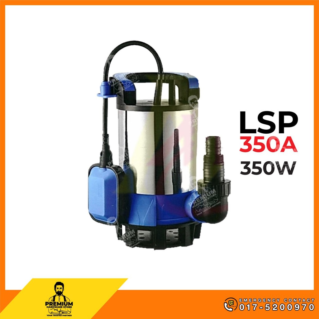 TSUNAMI LSP350A 3 IN 1 MULTI FUNCTION SUBMERSIBLE PUMP (350w / 240V ...