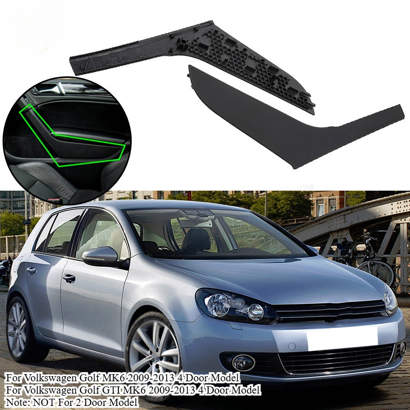 POSSBAY 1 Pair Car Interior Door Handle Cover Trim For VW Golf 6 MK6 ...