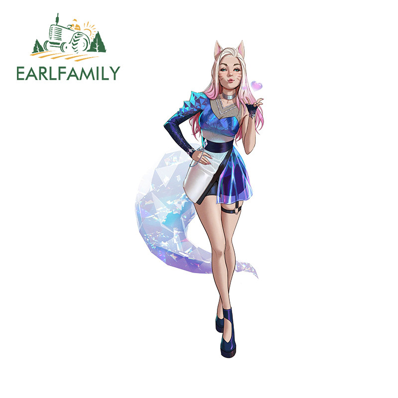 EARLFAMILY League of Legends KDA Car Stickers Motorcycle Windows Helmet ...