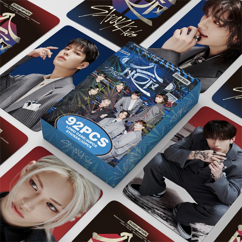 92-96pcs STRAY KIDS SKZ HOP Lomo Cards GIANT JJAM ATE Lose My Breath ...