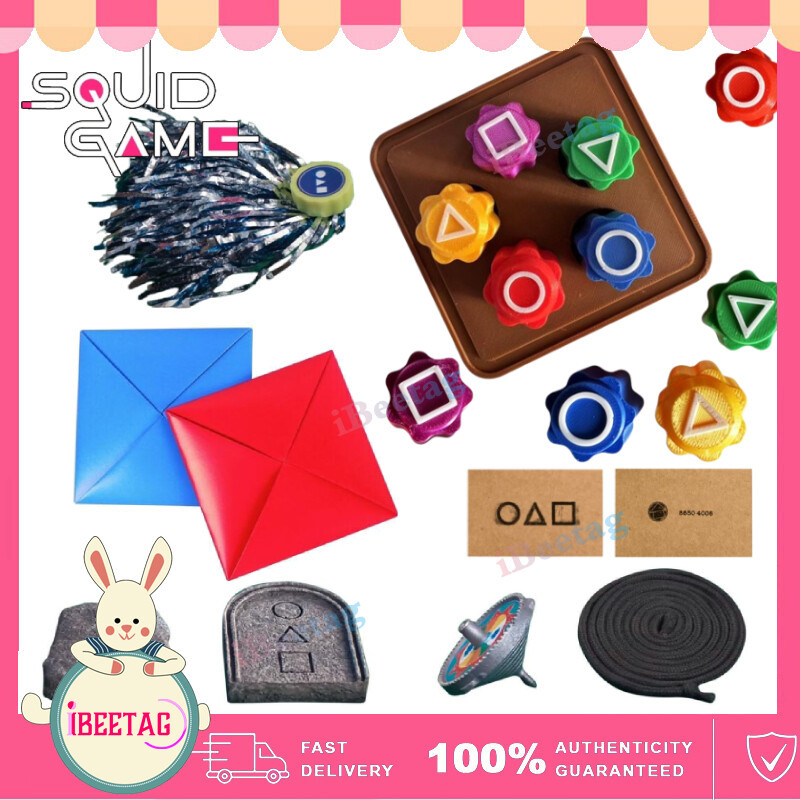 Squid Game Gonggi Stone Catching Toy 5pcs Set 3D Printing Traditional ...
