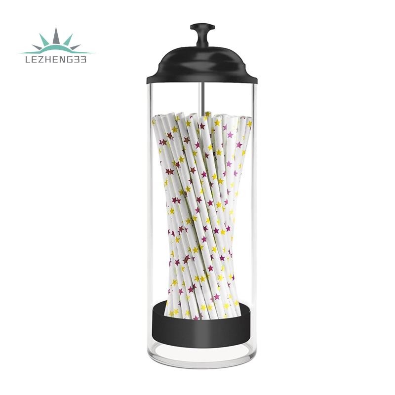 Straw Holder for Standard Size Drinking Straws, Plastic Straw Dispenser ...
