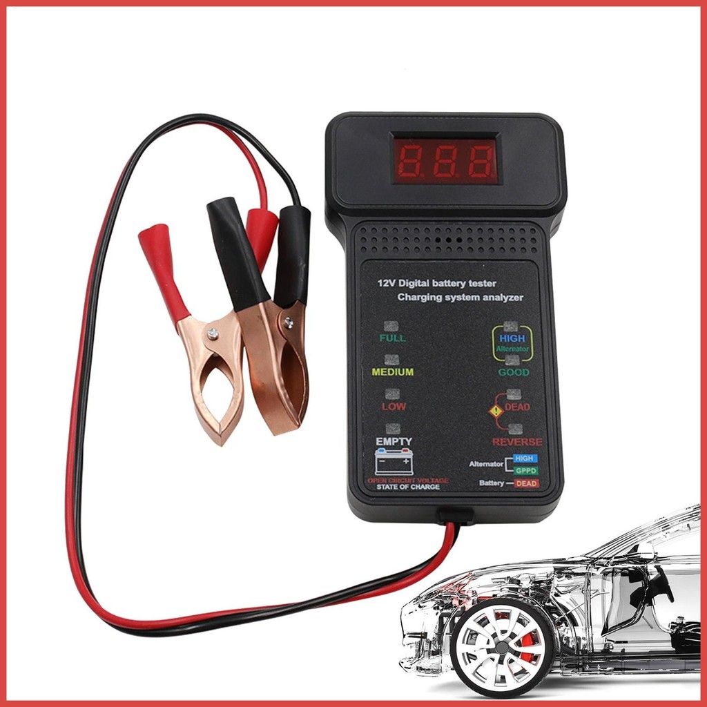 Battery Load Tester 12V Automotive Alternator Tester 12V Reverse ...