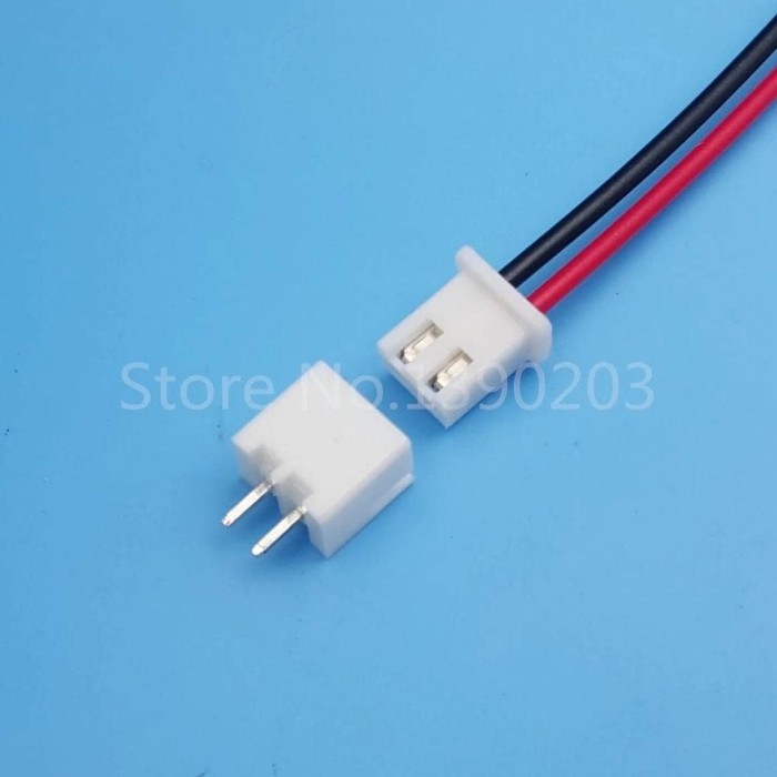 2Pin PCB Socket Connector HX Pitch 2.54mm Single Head 15cm kabel AWG ...