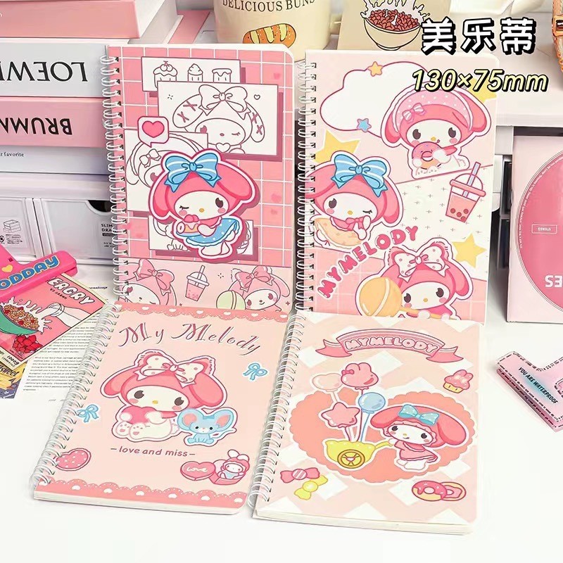 A5 Sanrio Kuromi notebook cute Cinnamoroll cartoon coil Melody notebook ...