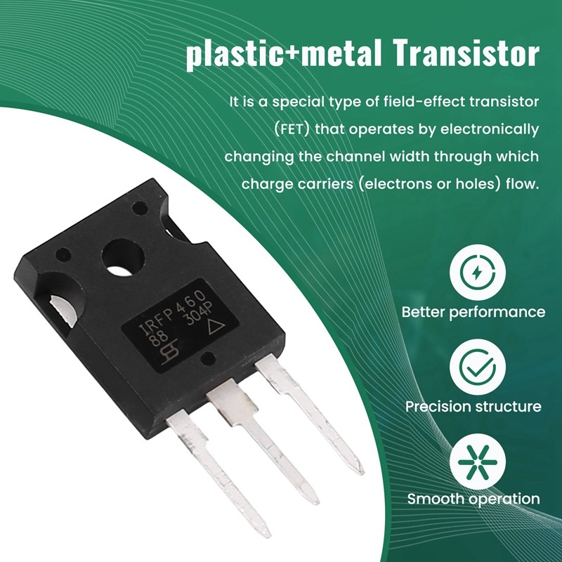 5pcs 5X IRFP460 20A 500V Power MOSFET N-Channel Transistor | Shopee Malaysia