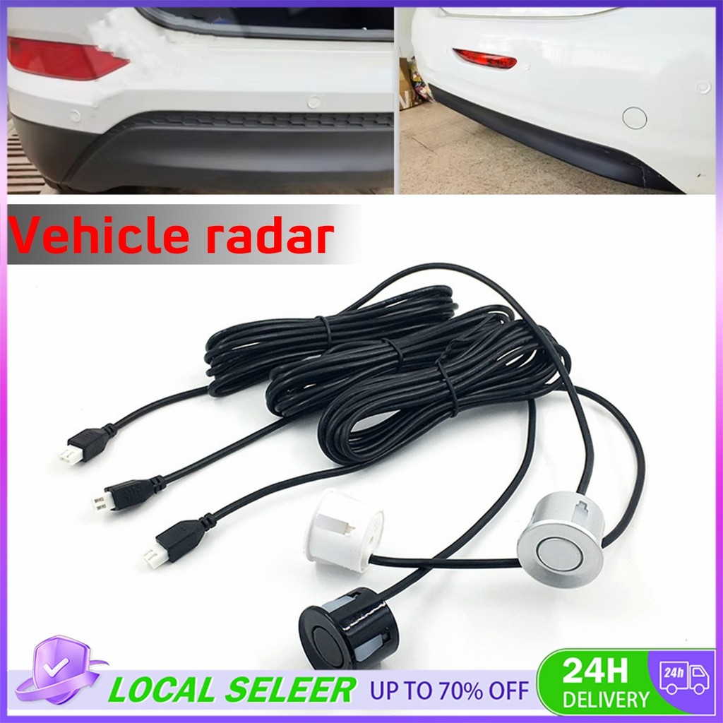 12V 22mm Car Parking Sensor Kit Universal Sensors Buzzer Reverse Backup ...