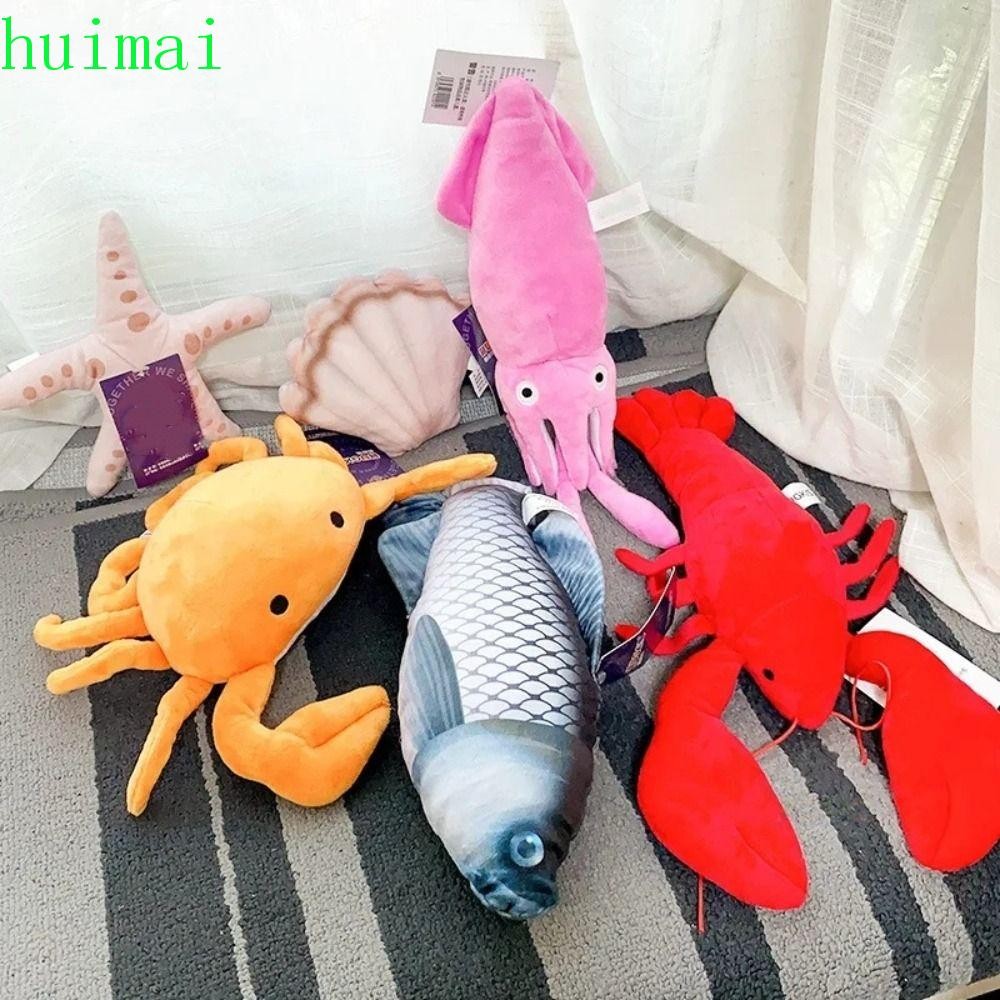 HUIMAI Ocean Animal Plush Toy, Seafood Series Marine Park Simulation ...