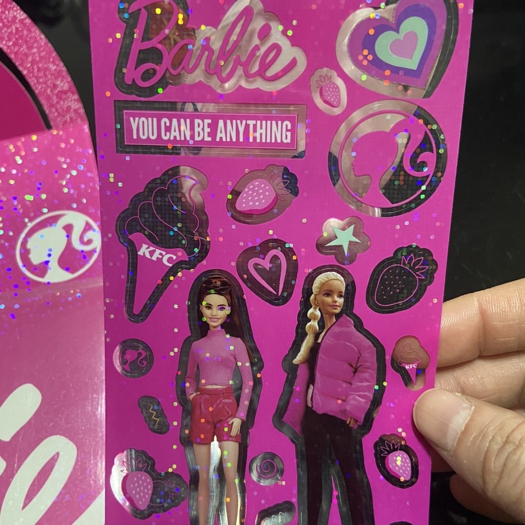 K KFC KFC x Barbie Co-Branded Paper Red Envelope Sticker | Shopee Malaysia