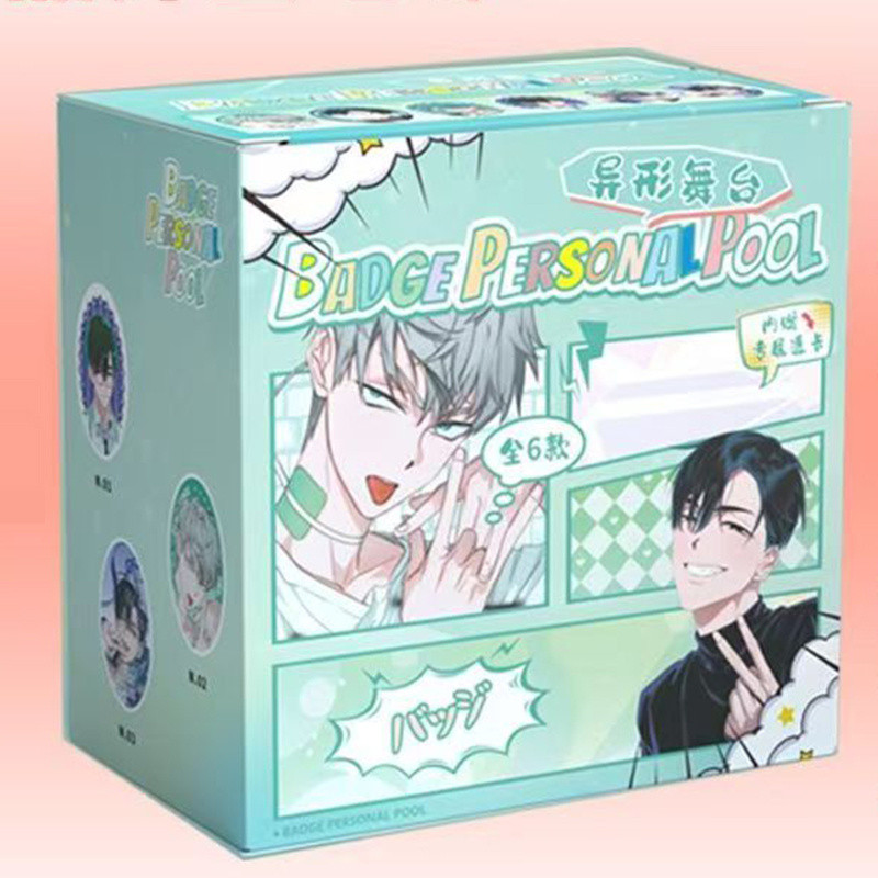 6Pcs/Box Anime Korean Manga Alien Stage Ivan Till Transparent card ...