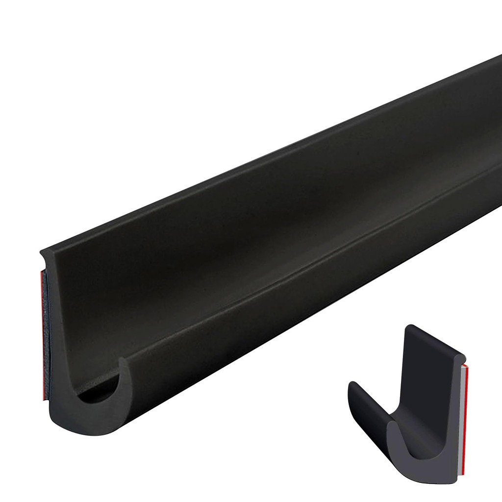 RV Rain Gutter, Self Adhesive TPE Roof Rain Diverter for Car Vans and ...