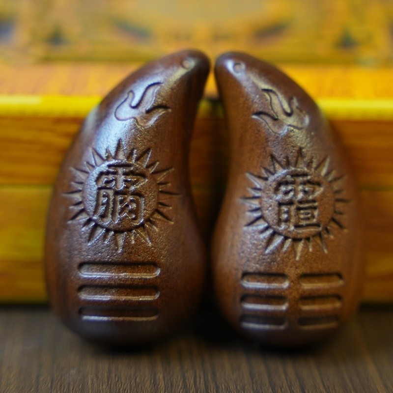 Natural Lightning Strike Jujube Wood Holy Grail Wood Trigram Claw ...