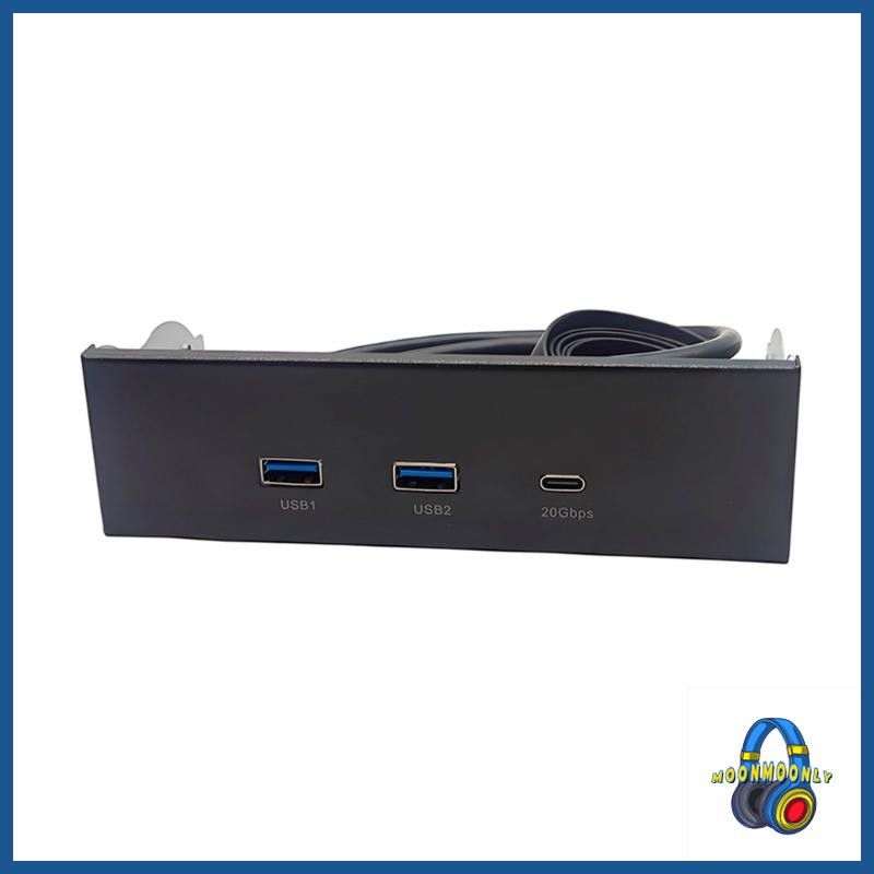 MOOMMY 5 25Inch Bay Front Panel Hub with USB3 2 and Type C Port for ...