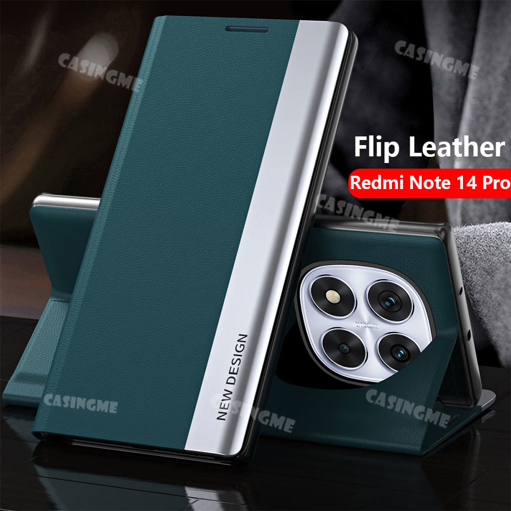 Redmi Note14Pro 5G Flip Cover Leather For Redmi Note14pro Note14 14pro ...