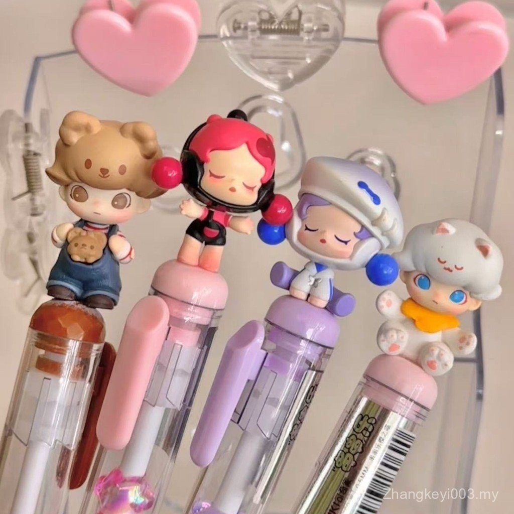 Pop Mart Genuine and Changed Baby Cute Pellets DIY Beaded Pen Gel Pen ...