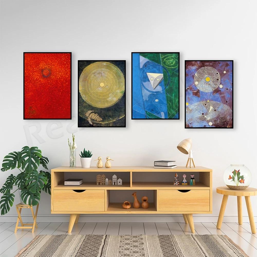 Poster Seni Max Ernst 1968, Zaman Senyap, Seni Jerman, Surrealisme ...