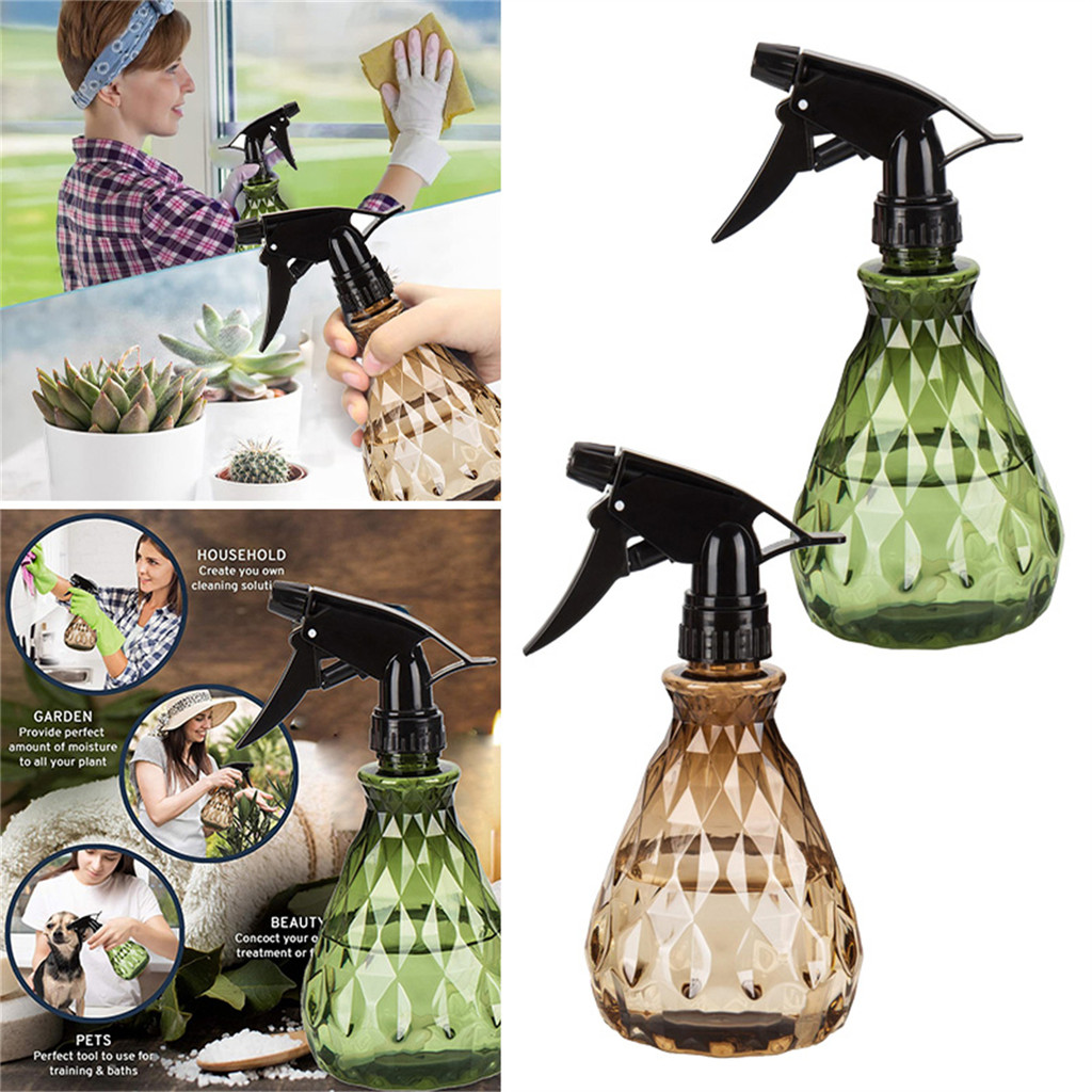 Empty Water Spray Bottle Refillable Fine Mist Sprayer Bottles Container ...