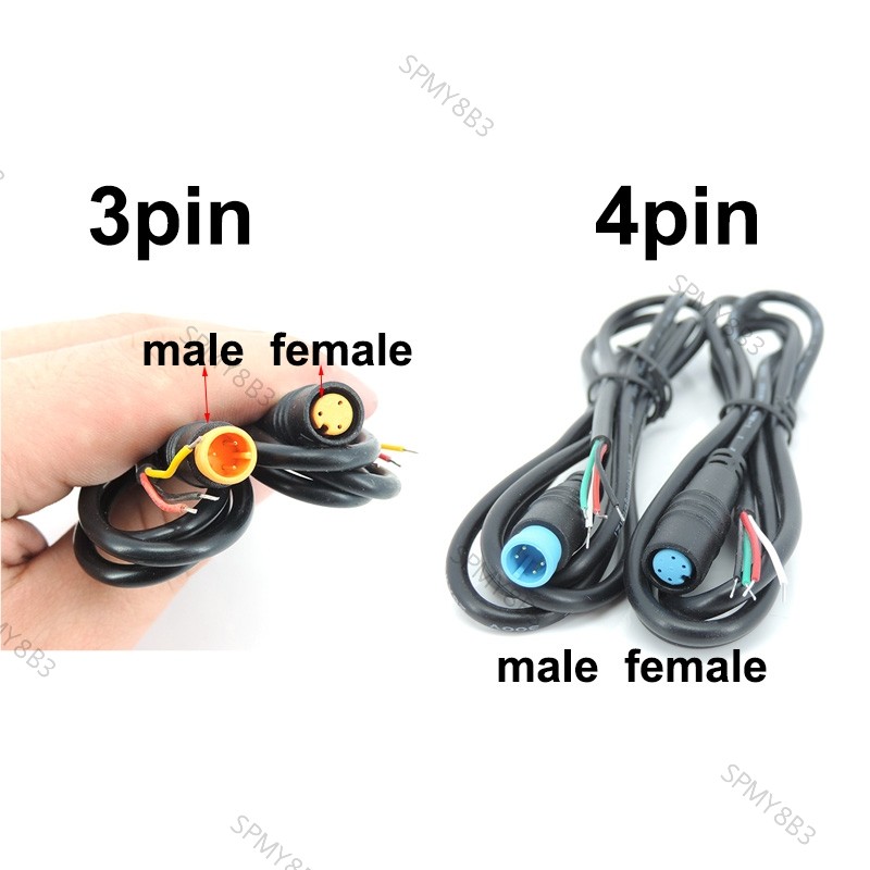 M8 waterproof 2 3 4 5 6 8 Pin Electric Bicycle Joint Plug Connector ...