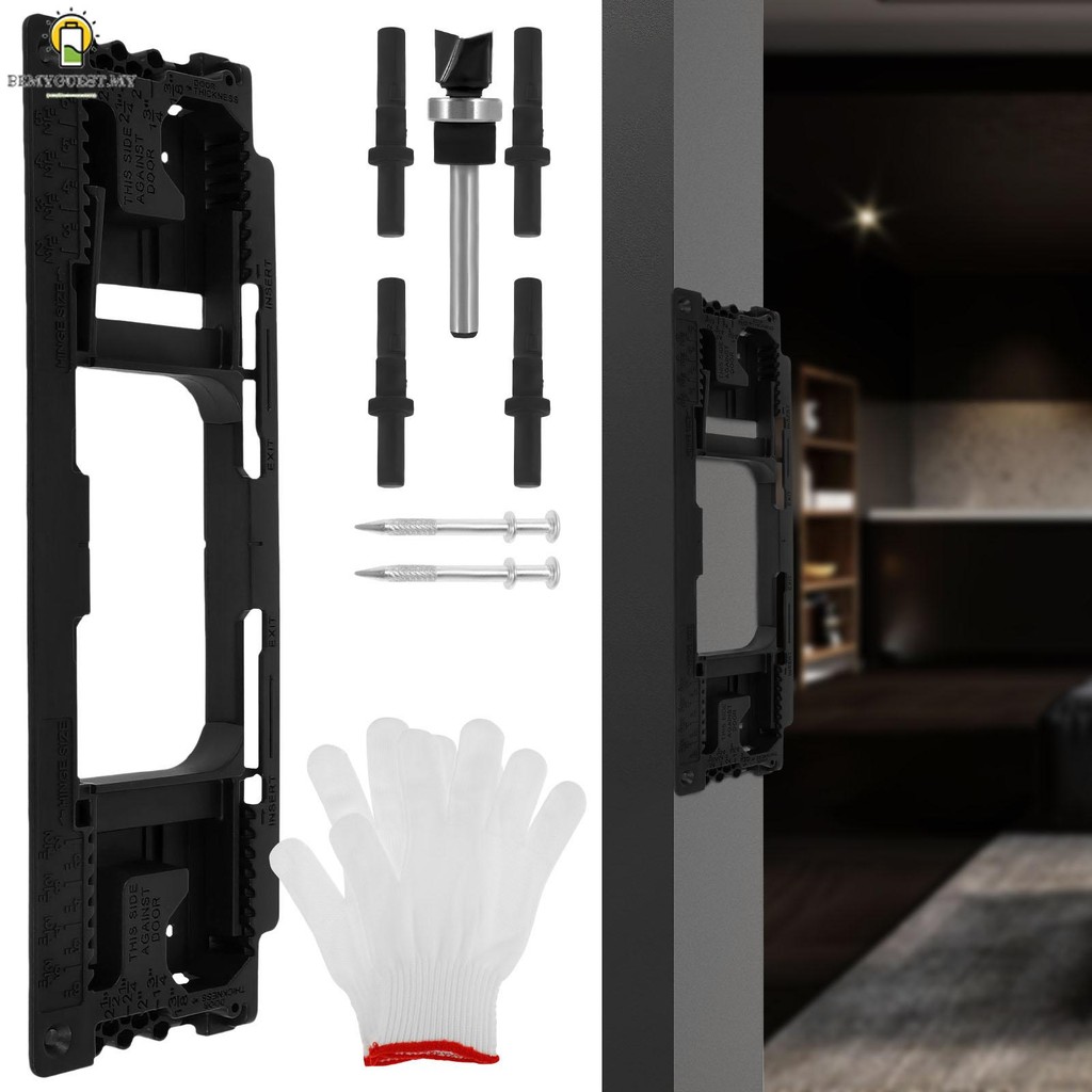 Door Jamb Hinge Jig Precise Door Hinge Mortiser Template Plastic Door ...