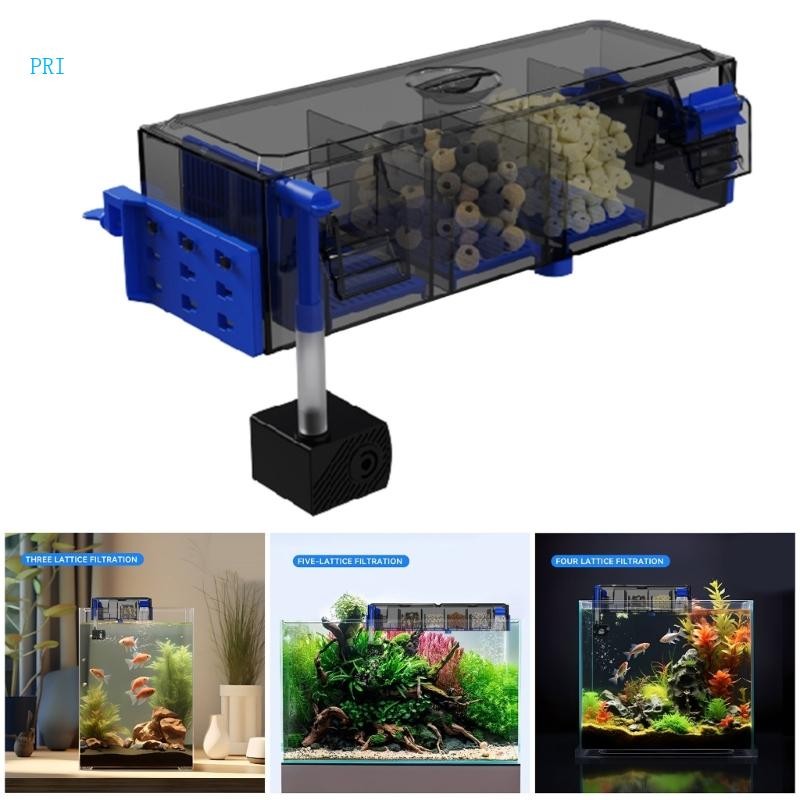 pri Efficient Aquarium Filter Fishtank Pump Quiet External Filter for ...