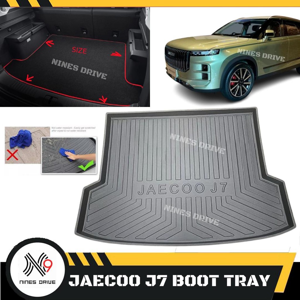 JAECOO J7 ALL NEW 2024 Custom Fit Original OEM ABS Non Slip Rear Car ...