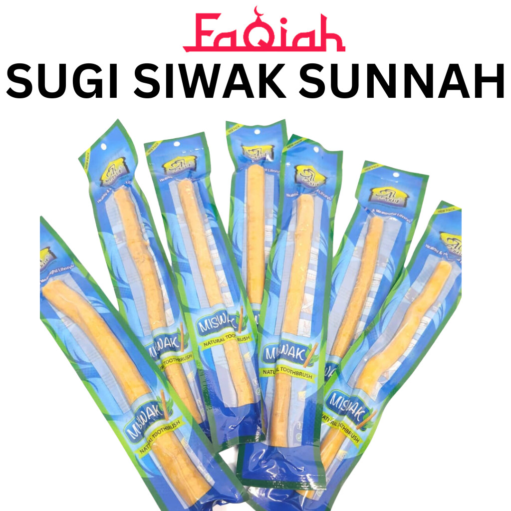 3pcs Kayu Sugi Miswak Berus Gigi Asli Siwak Natural Tooth Brushes ...