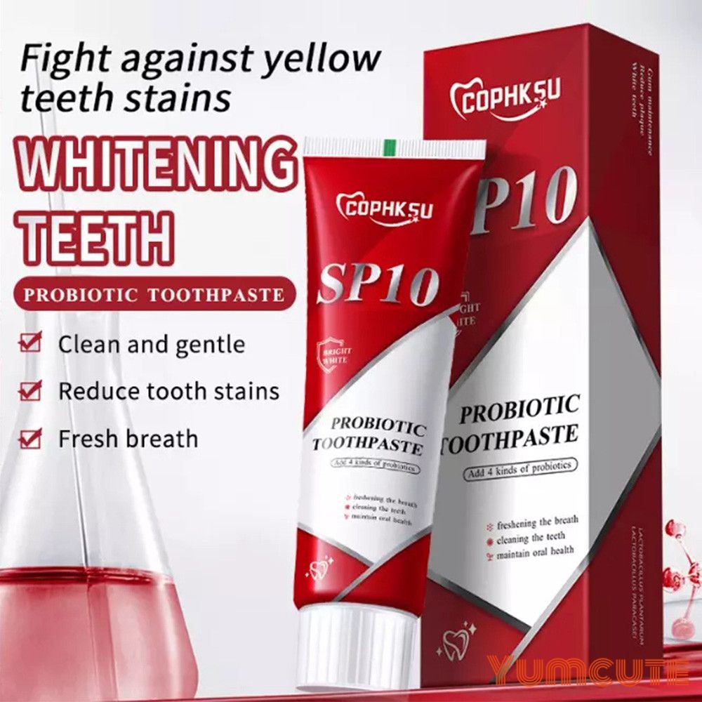 Sp-10 Probiotic Toothpaste Plaque Stains Relieve Gums Toothpaste Fresh ...