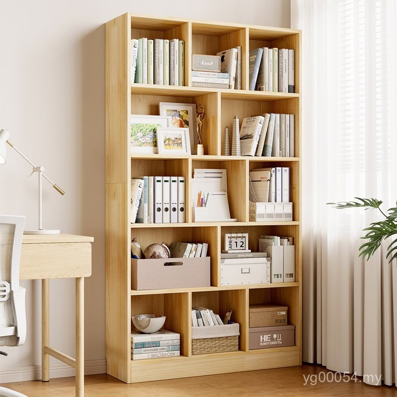 Floor Student House Solid Wood Back Wall Storage Cabinet Yellow New ...