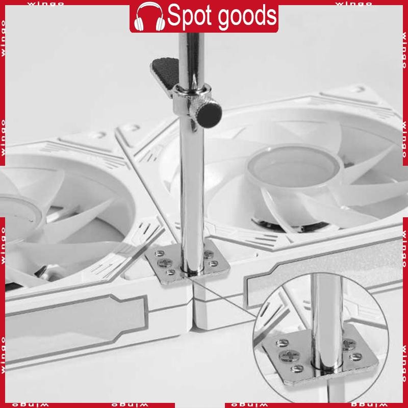 WIN Adjustable Aluminum GPU Support Bracket Fan Mount Graphics Card ...