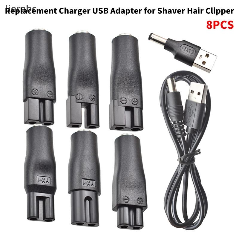 LIE 8 PCS Power Cord 5V Replacement Charger USB Adapter Cable DC ...