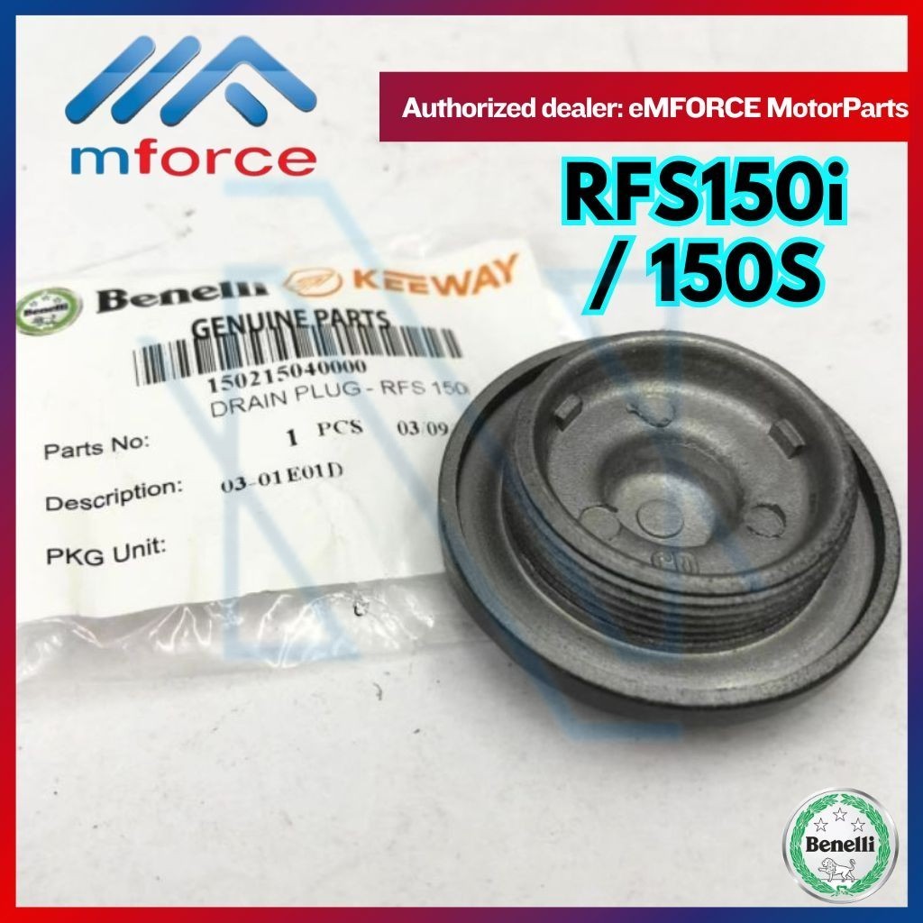 BENELLI RFS 150 RFS150i 150S OIL PLUS DRAIN/DRAIN PLUG OIL CAP NUT ...