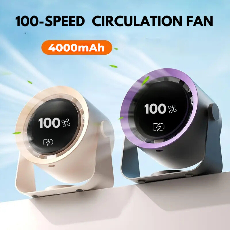 Circulating Fan Wall Mount Desktop 100 Speed High Speed Turbo Silent ...