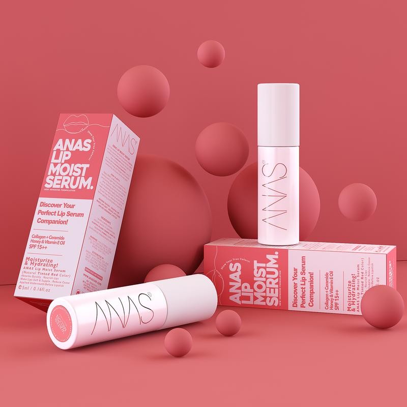 ANAS LIP MOIST SERUM with Vitamin E + Collagen + Ceramide + Honey and ...