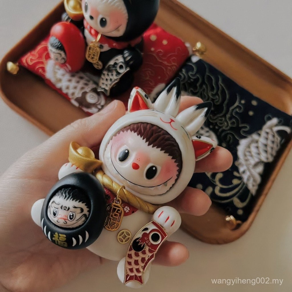 Pure Resin labubu labubu Lucky Home Accessories Original Vertical ...