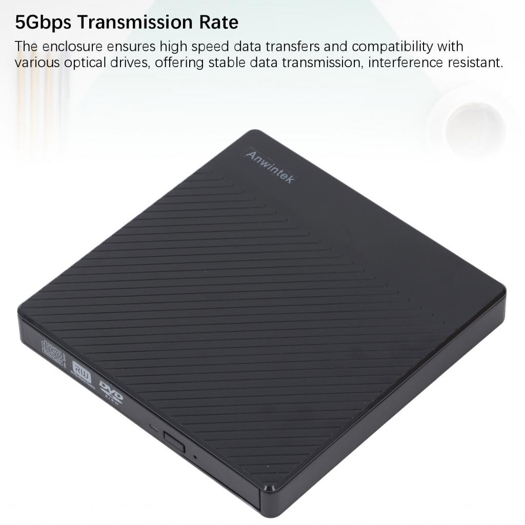 Superparis Laptop Optical Drive Enclosure with Scale Type A C USB3.0 ...