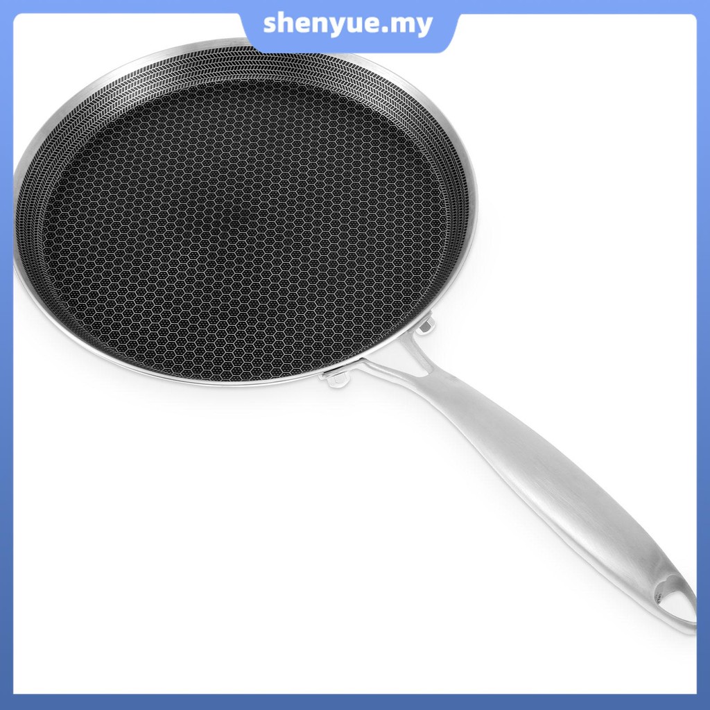 Crepe Pan Nonstick Honeycomb Dosa Pan Stainless Steel Kitchen Pancake ...