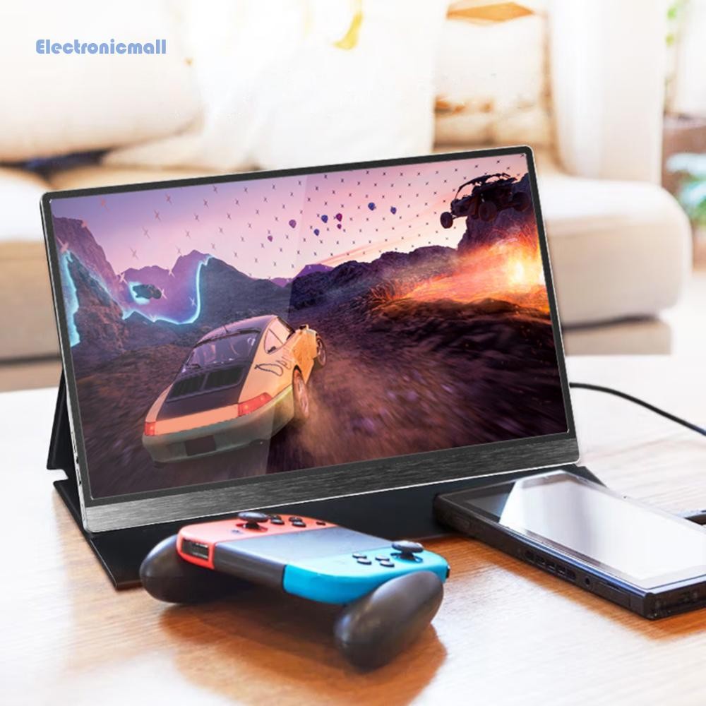 15.6 Inch LCD Monitor Dual Speakers Readable Display Dual USB Type-C ...