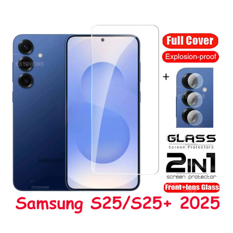 Samsung S25 S25+ 2025 Full Cover Tempered Glass Flim For Samsung Galaxy ...