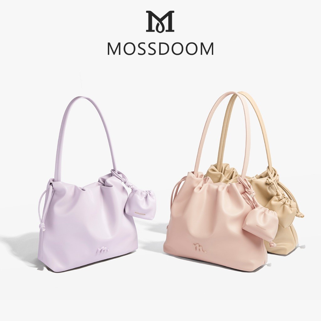 MOSSDOOM Elegant Women's Drawstring Danica Shoulder Bag with Pure Color ...